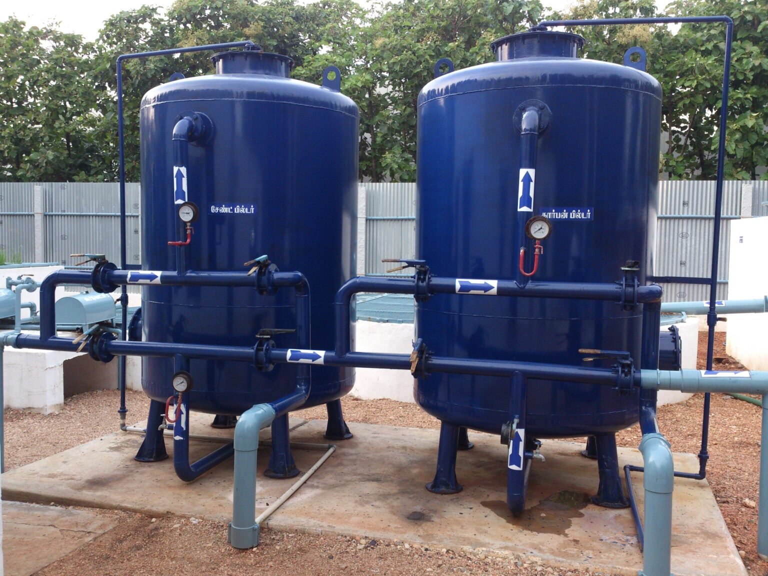 Pressure Sand Filter – Cooling water treatment chemicals
